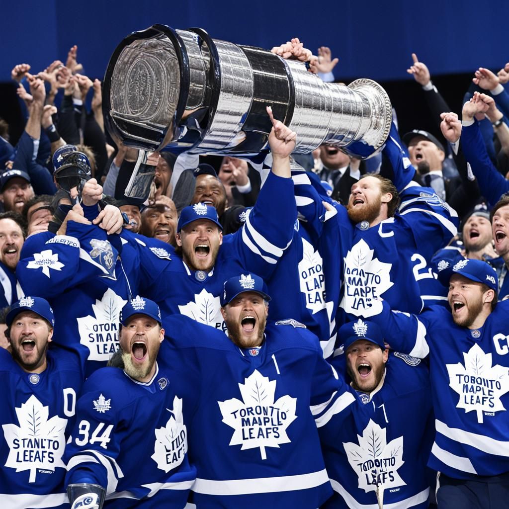 Toronto Maple Leafs win The Stanley Cup - AI Generated Artwork ...