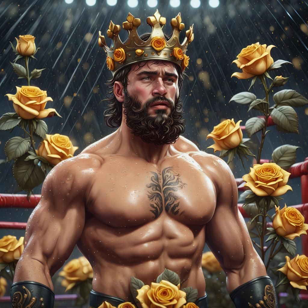 God Of Yellow Roses - AI Generated Artwork - NightCafe Creator
