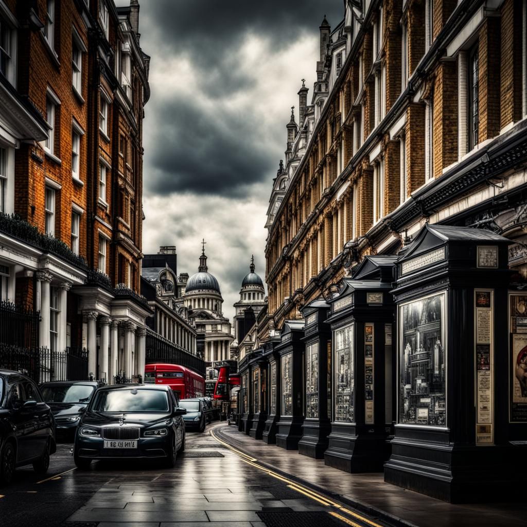 Postcard from London - AI Generated Artwork - NightCafe Creator