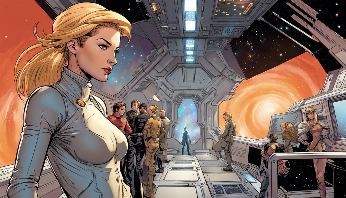 interesting failure | Alien crew - AI Generated Artwork - NightCafe Creator