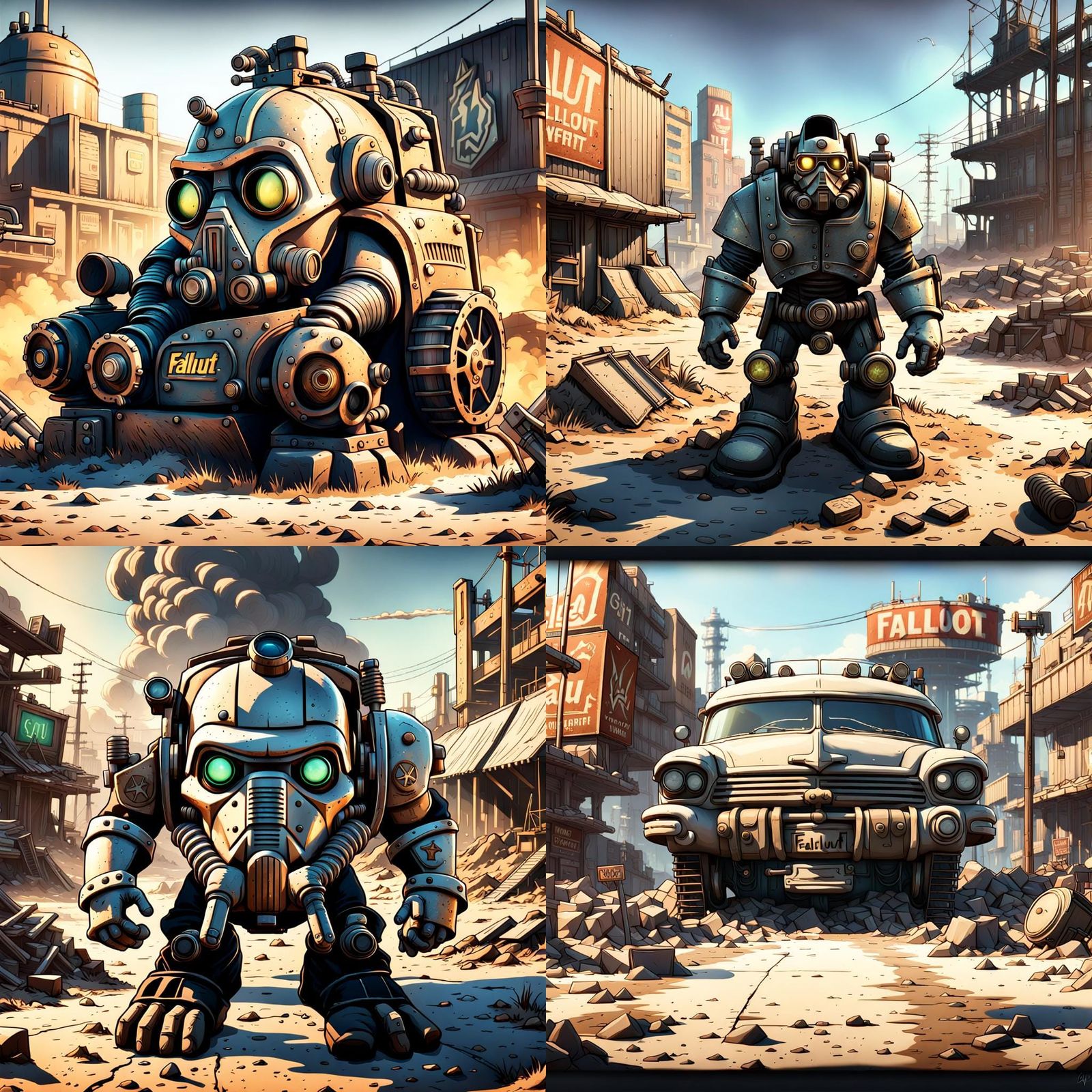 Fallout... - AI Generated Artwork - NightCafe Creator