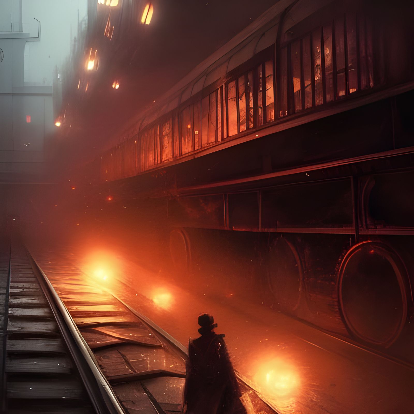 "We're going off the rails on a crazy train" - AI Generated Artwork ...