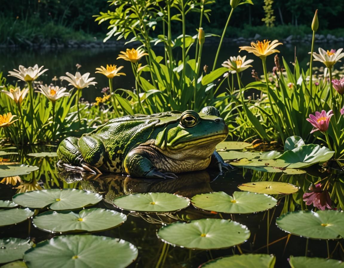 Bullfrog 3 - AI Generated Artwork - NightCafe Creator