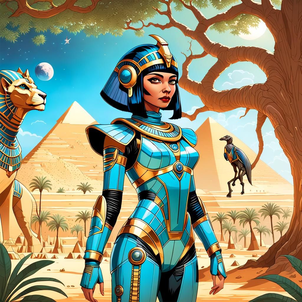 Future Egypt - AI Generated Artwork - NightCafe Creator