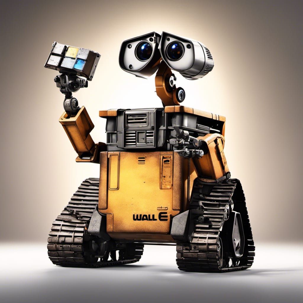 WALL-E in 3d render looking for parts - AI Generated Artwork ...