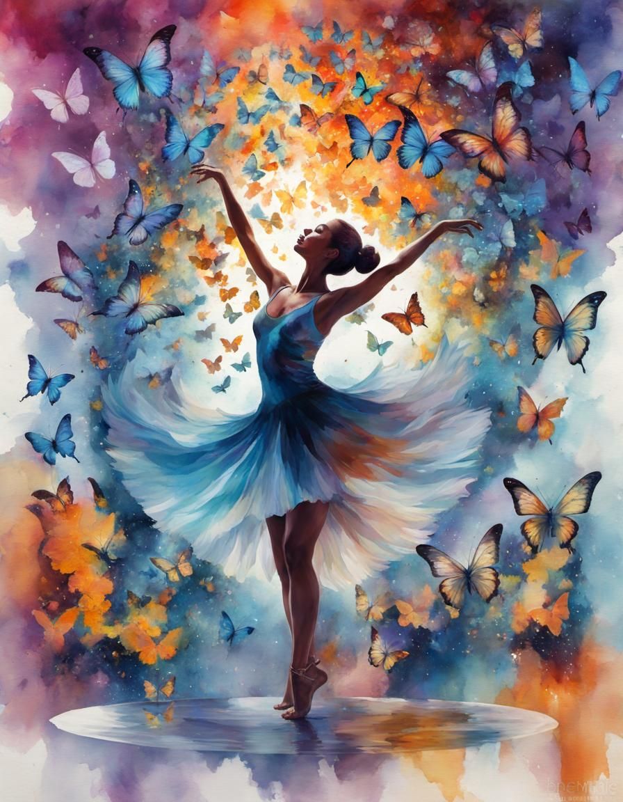 butterfly dance - AI Generated Artwork - NightCafe Creator