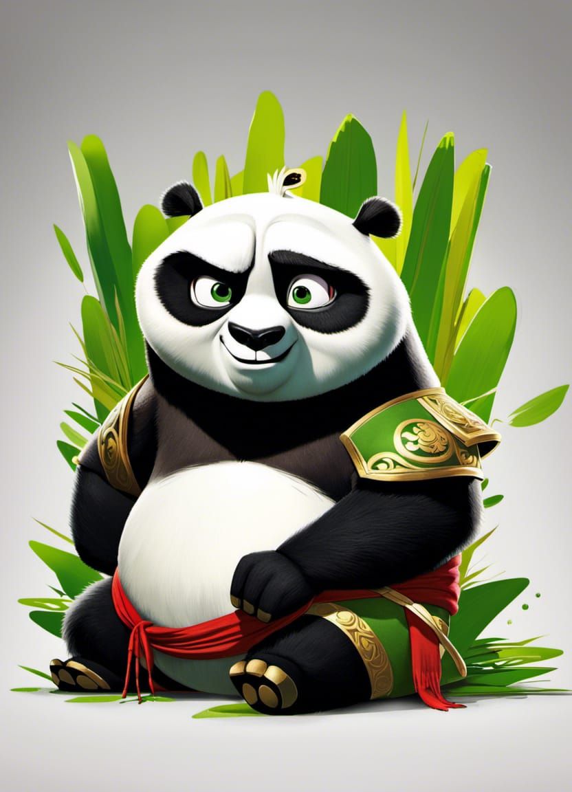 Samurai- Po Ping, the Kung Fu Panda - AI Generated Artwork - NightCafe ...