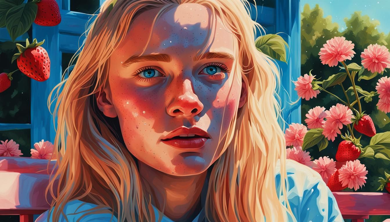 Sunberry flower - AI Generated Artwork - NightCafe Creator