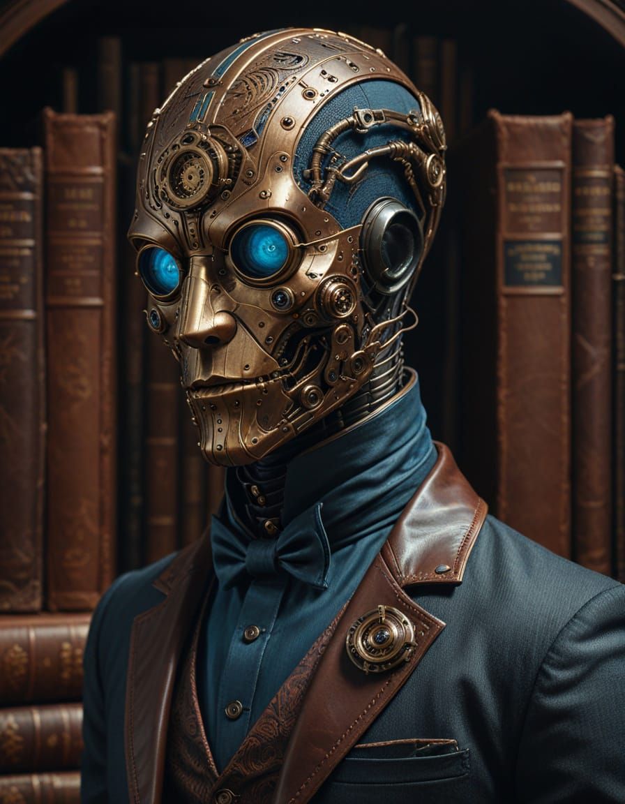 A slender, male automaton - A slender, male automaton