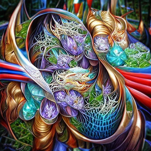 Interstitial Programming FM43 - AI Generated Artwork - NightCafe Creator