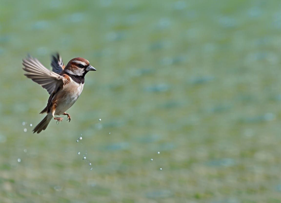 ANGRY Sparrow diving - AI Generated Artwork - NightCafe Creator