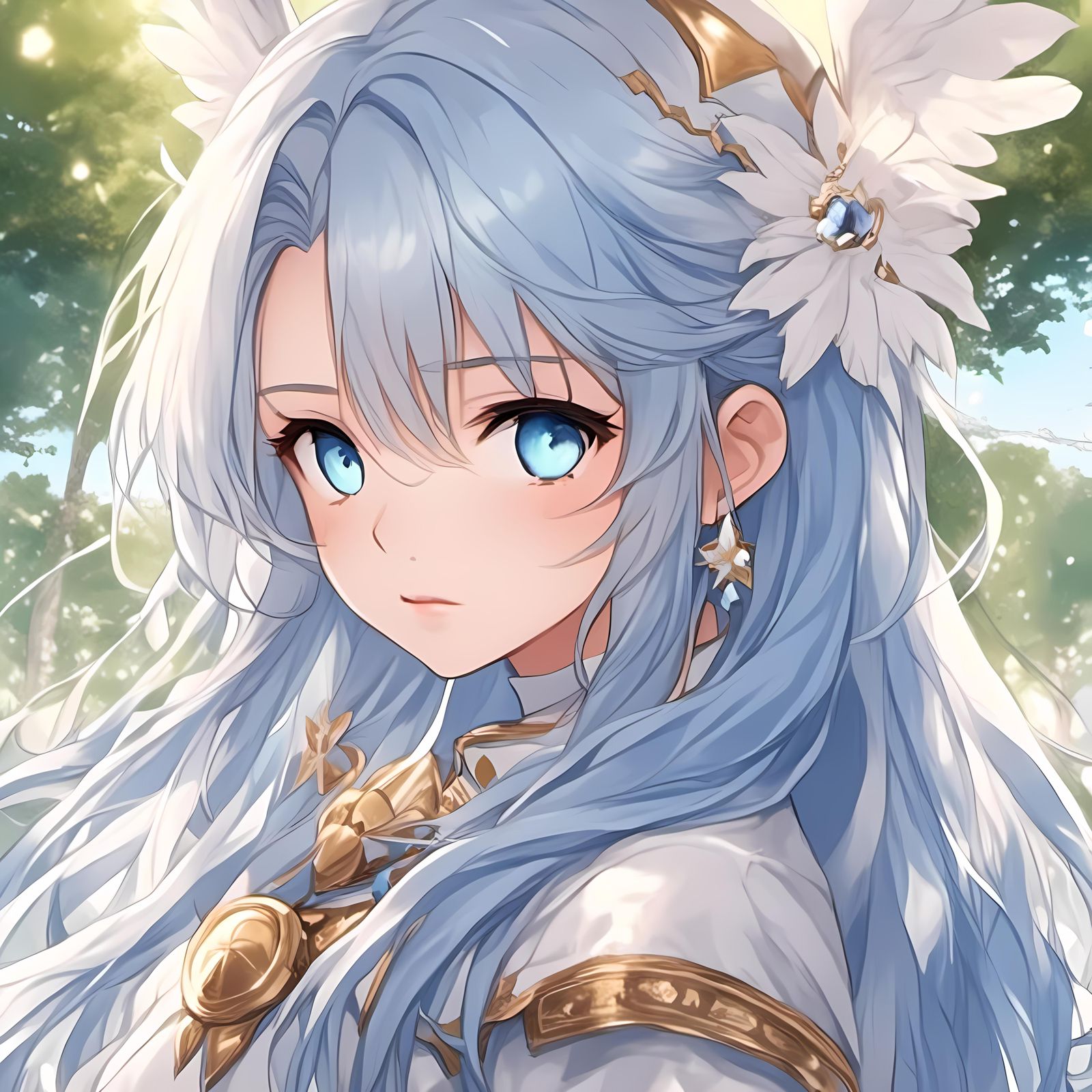 This angelic character radiates goodness and grace. They have an ...