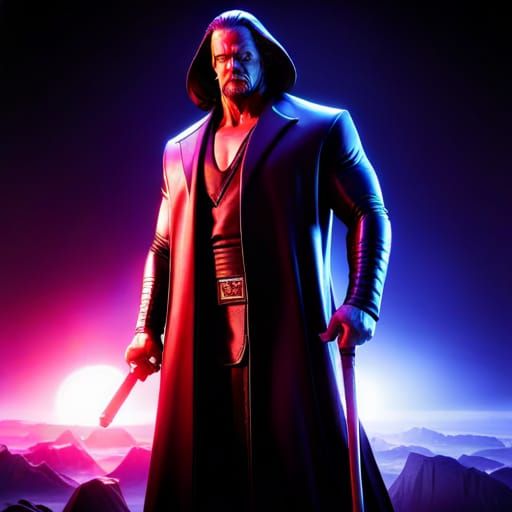 WWE the Undertaker as a Sith Lord. 3D Game Cinematic Feel, Epic 3D Videogame Graphics ...