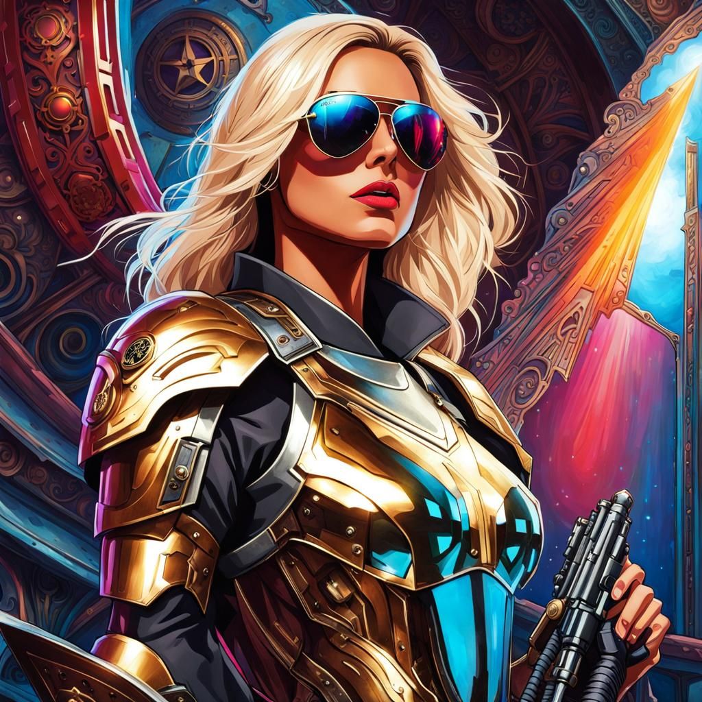 Razorgirl - AI Generated Artwork - NightCafe Creator