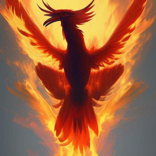 Phoenix Rising - AI Generated Artwork - NightCafe Creator