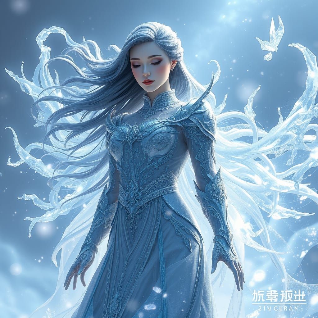 becoming a ice goddess - Ethereal Ice Goddess Transforms in ...
