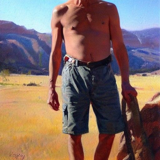 Grandpa has a bulge in his shorts - Grandpa with a Bulge, Oi...