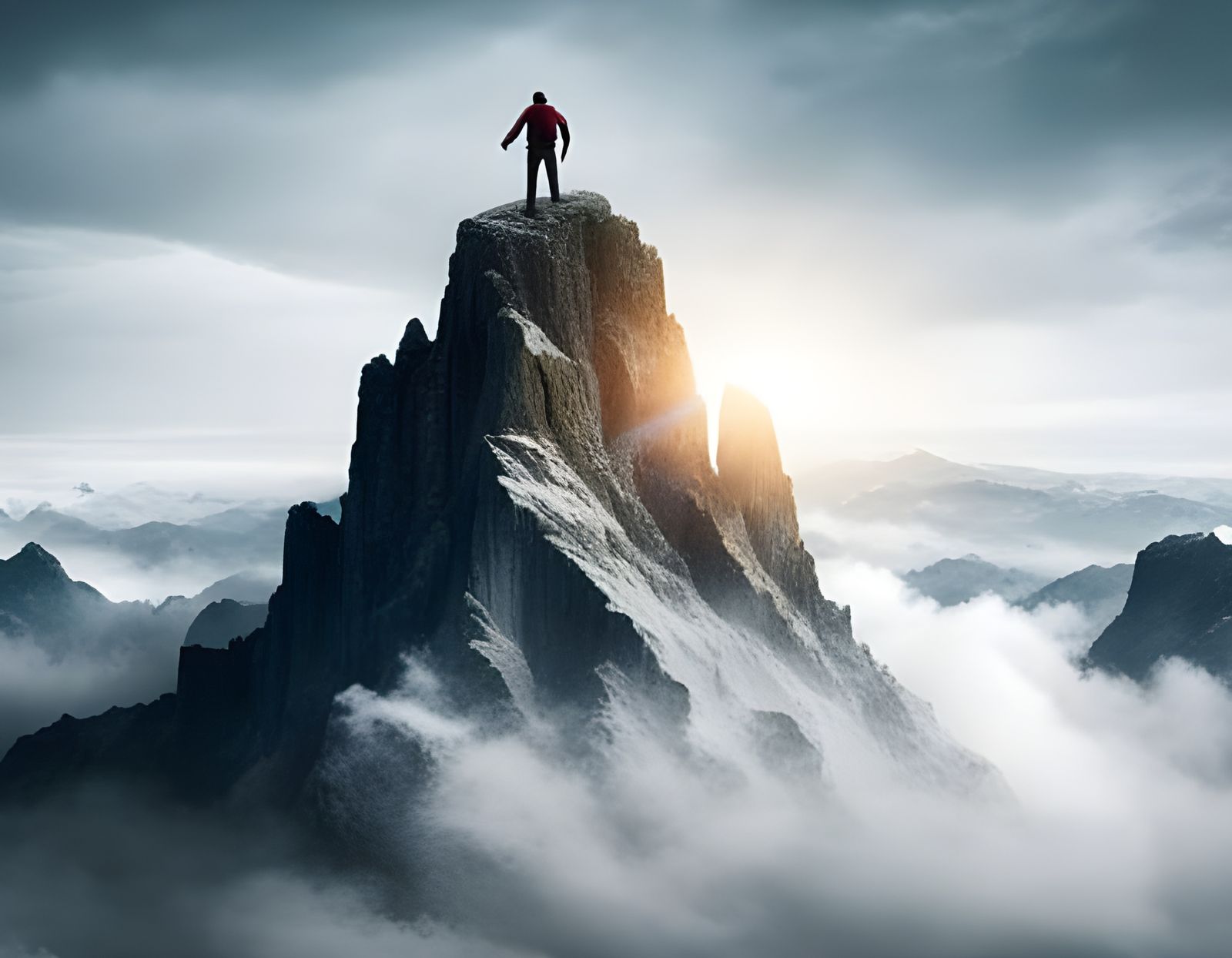 I am the mountain rising high its the way that i survive - AI Generated ...