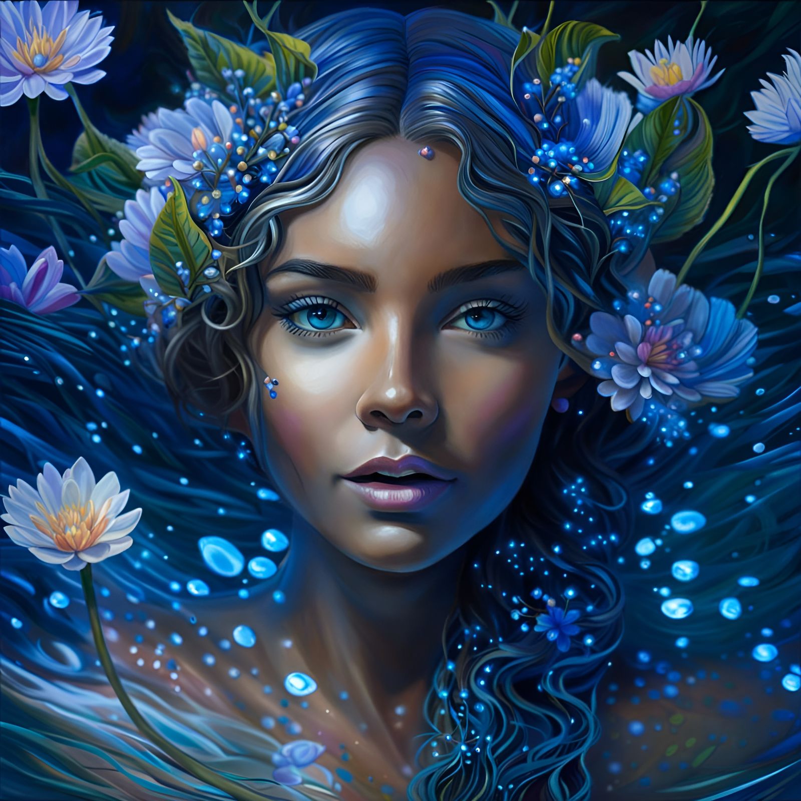 Water Nymph - AI Generated Artwork - NightCafe Creator