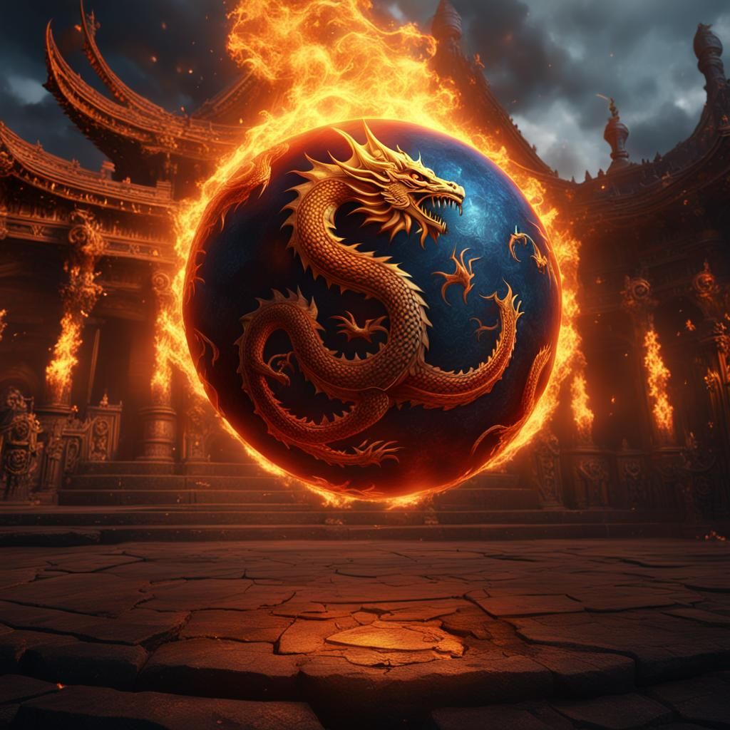 The Great Dragon Orb - AI Generated Artwork - NightCafe Creator