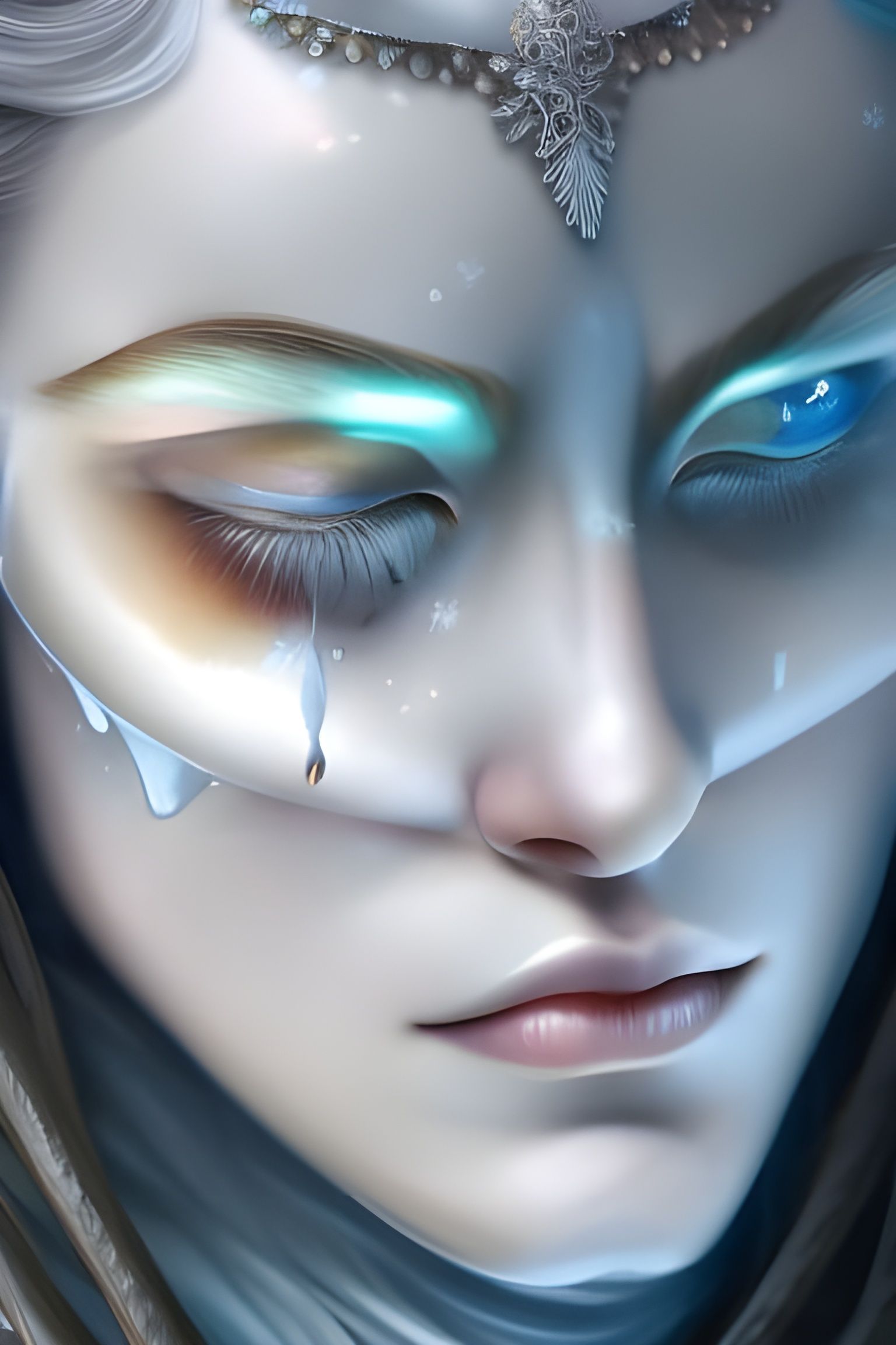 Sinmara Mourns Surtr After Ragnarok - AI Generated Artwork - NightCafe Creator