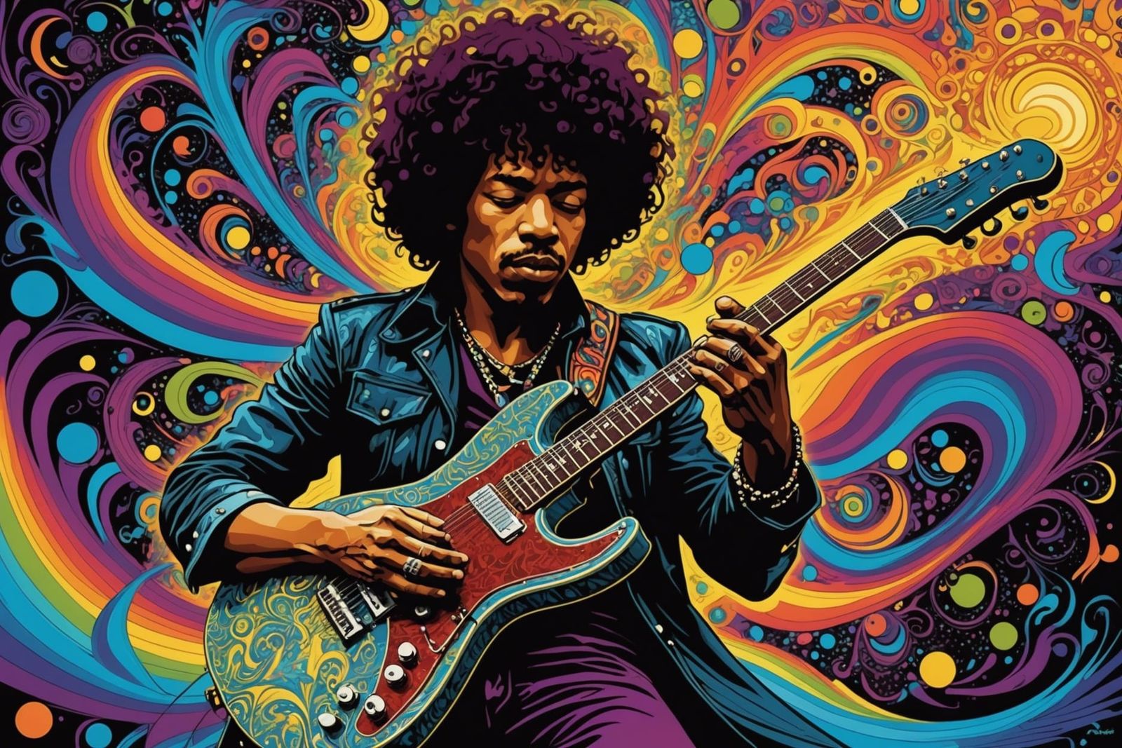 psychedelic Lightning. - AI Generated Artwork - NightCafe Creator