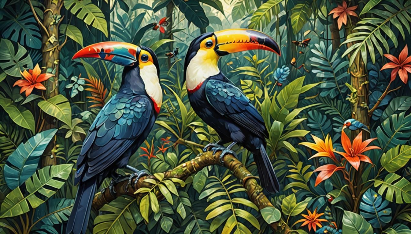 The Toucan Series - AI Generated Artwork - NightCafe Creator