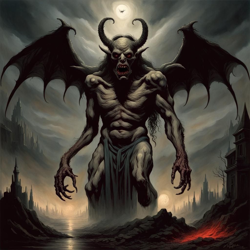 Demonic satanic abomination thing - AI Generated Artwork - NightCafe ...
