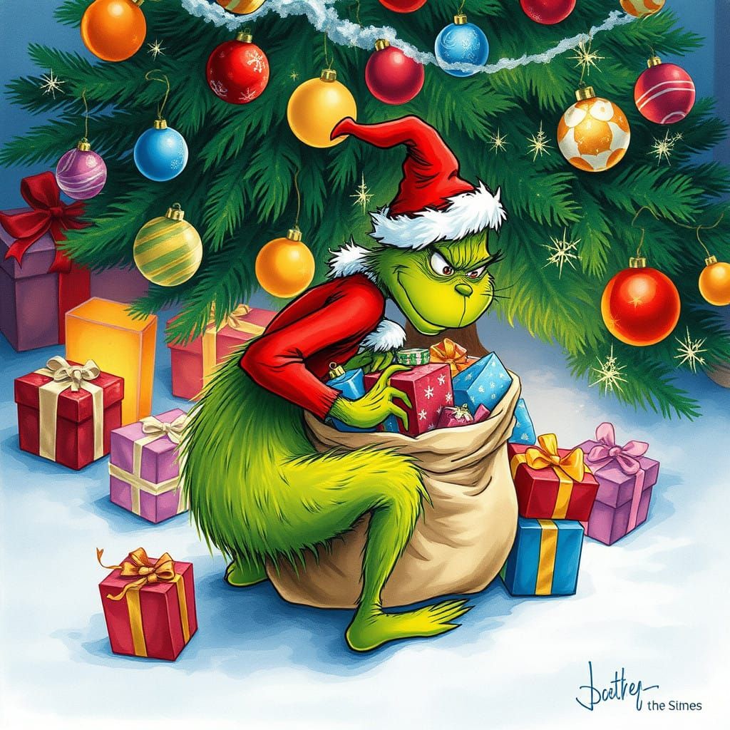 How The Grinch Stole Christmas - The Grinch Whisks Away Chr...