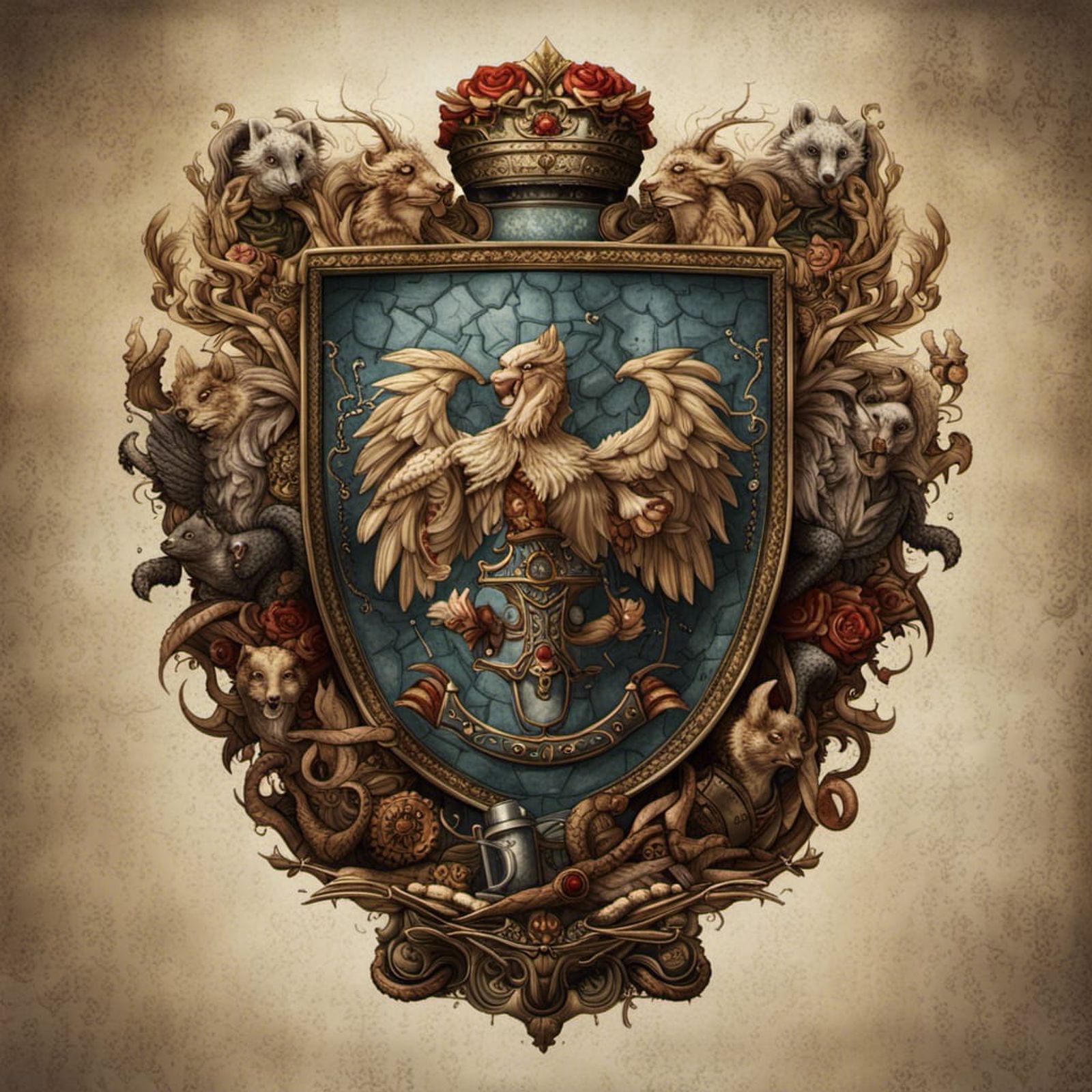 AI FAMILY CREST GENERATOR - NightCafe