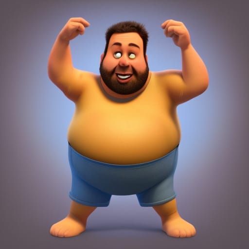 fat bert kreischer - AI Generated Artwork - NightCafe Creator