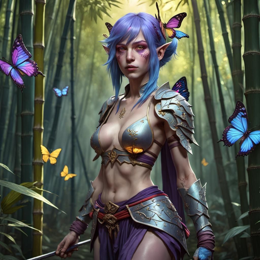 Fighter Elf - AI Generated Artwork - NightCafe Creator