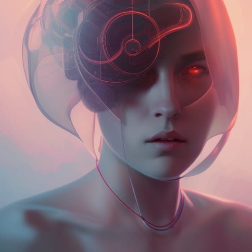 The AI inside of a war machine - AI Generated Artwork - NightCafe Creator