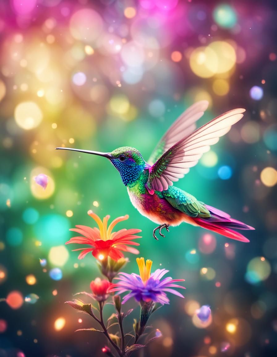 Hummingbird - AI Generated Artwork - NightCafe Creator