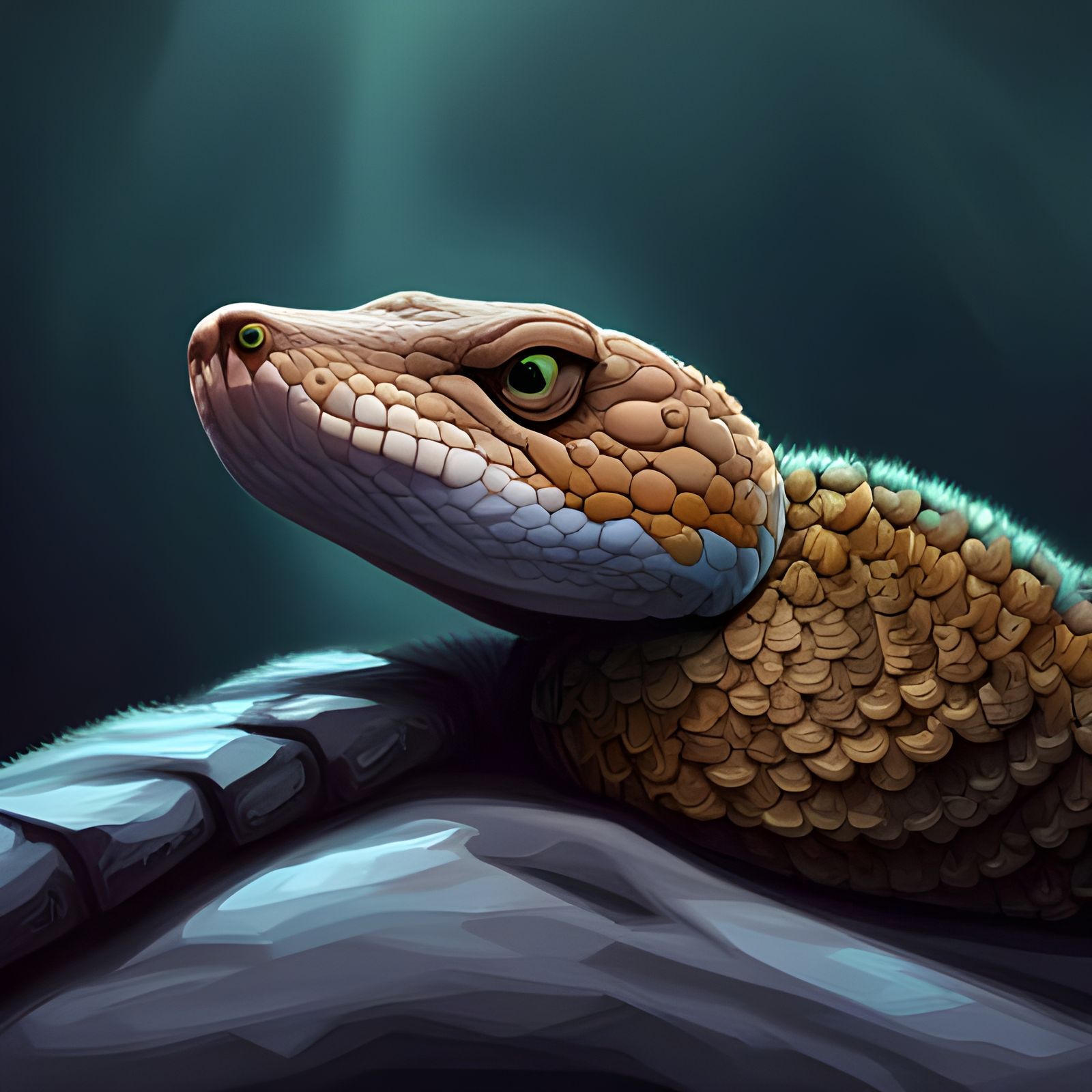 🐍 Rattlesnake 🐍 - AI Generated Artwork - NightCafe Creator