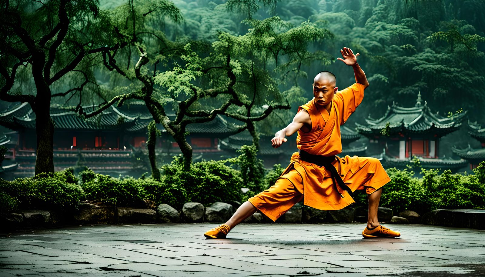 Shaolin Monk - AI Generated Artwork - NightCafe Creator