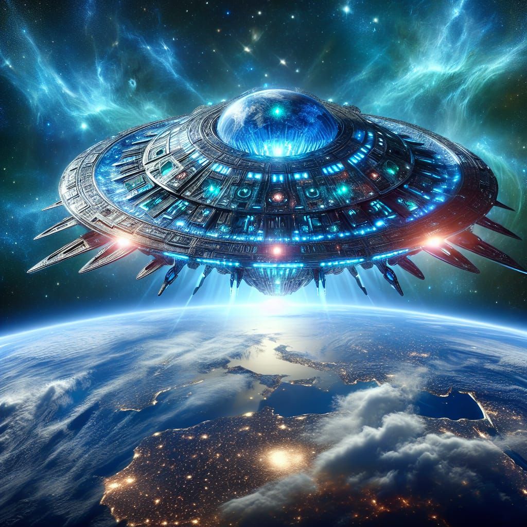 UFO - AI Generated Artwork - NightCafe Creator