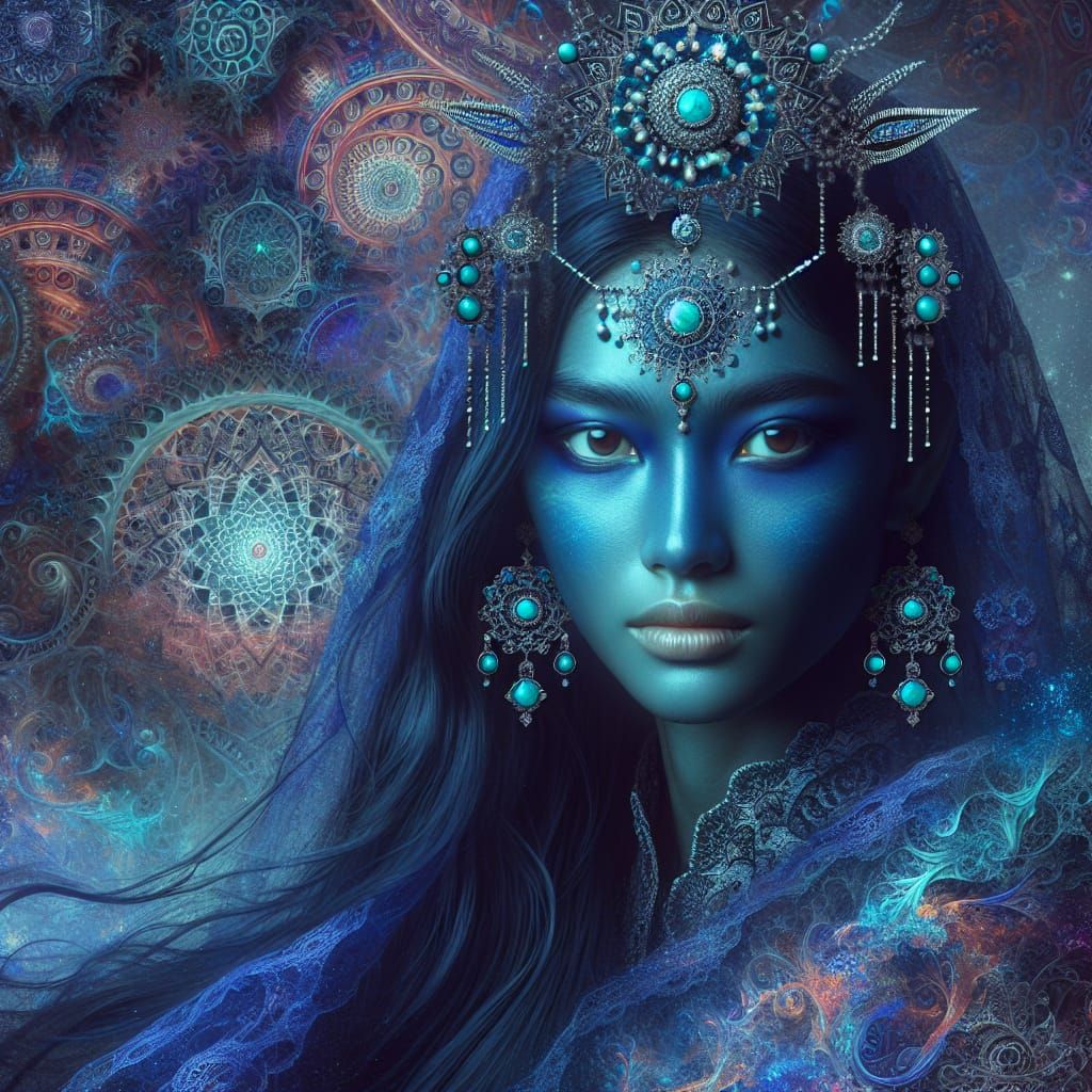 Ethereal Goddess Elena - AI Generated Artwork - NightCafe Creator