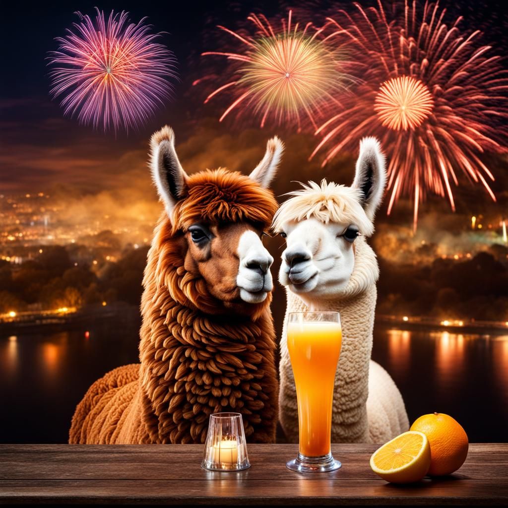 alpaca drinking - AI Generated Artwork - NightCafe Creator