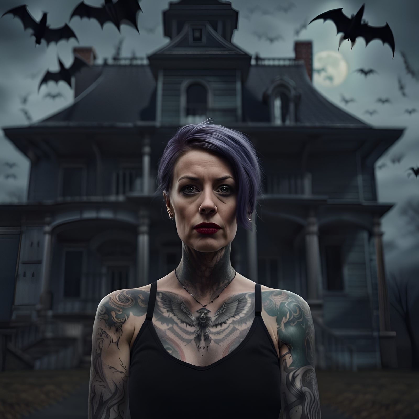 Haunted - AI Generated Artwork - NightCafe Creator