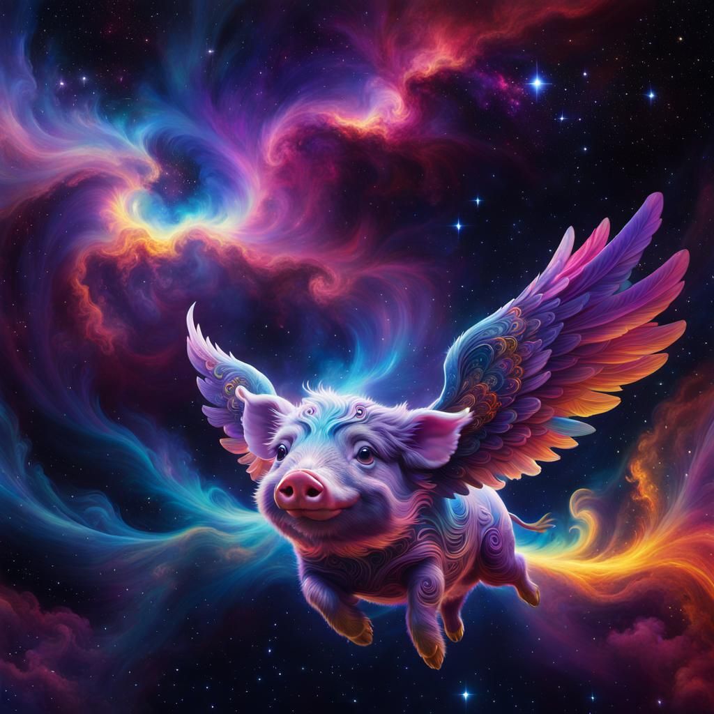 If Pigs Could Fly 2 - AI Generated Artwork - NightCafe Creator