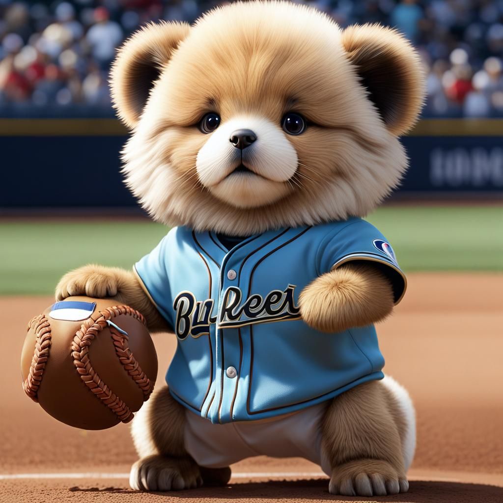 Baseball Fluff - AI Generated Artwork - NightCafe Creator