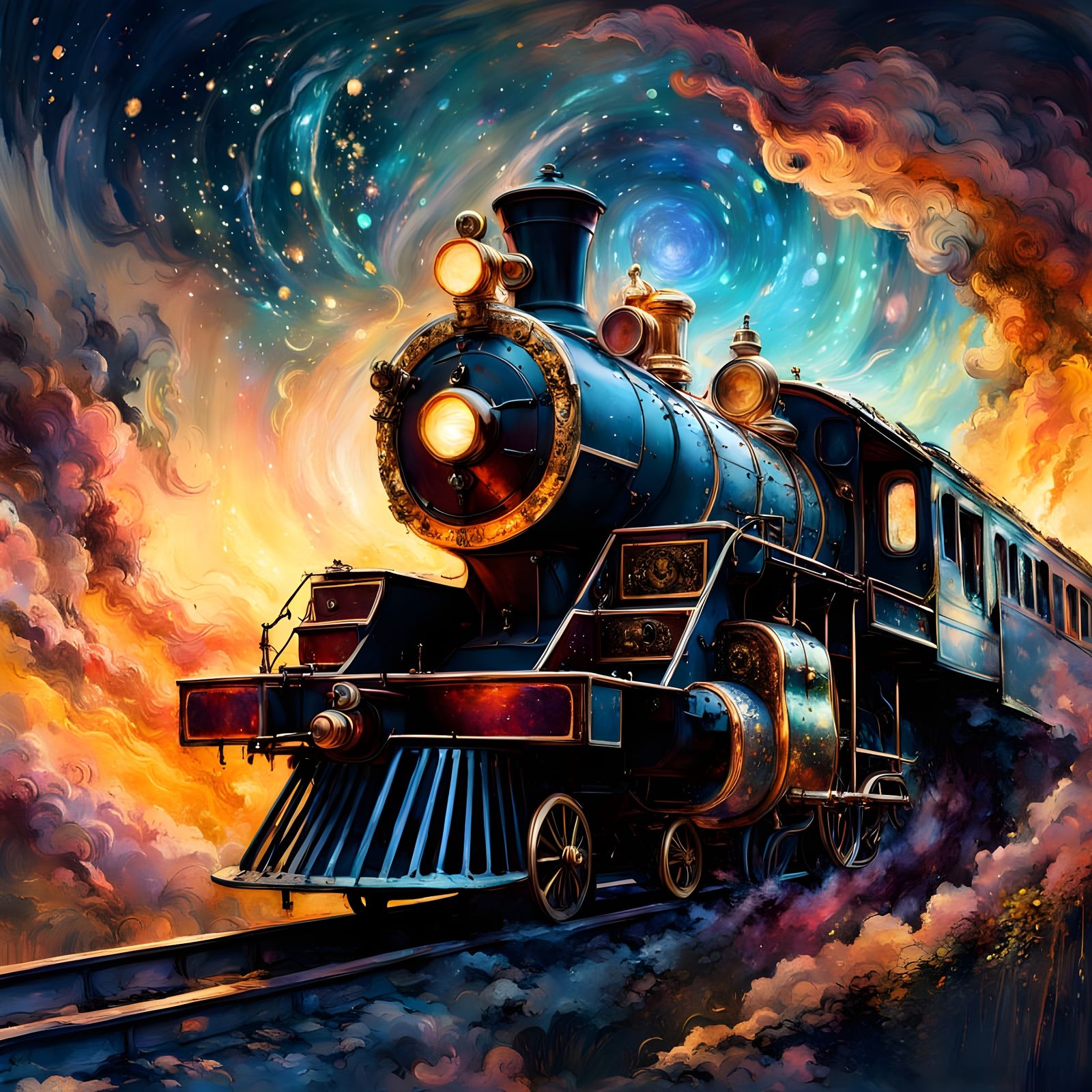 The train portal through time and space