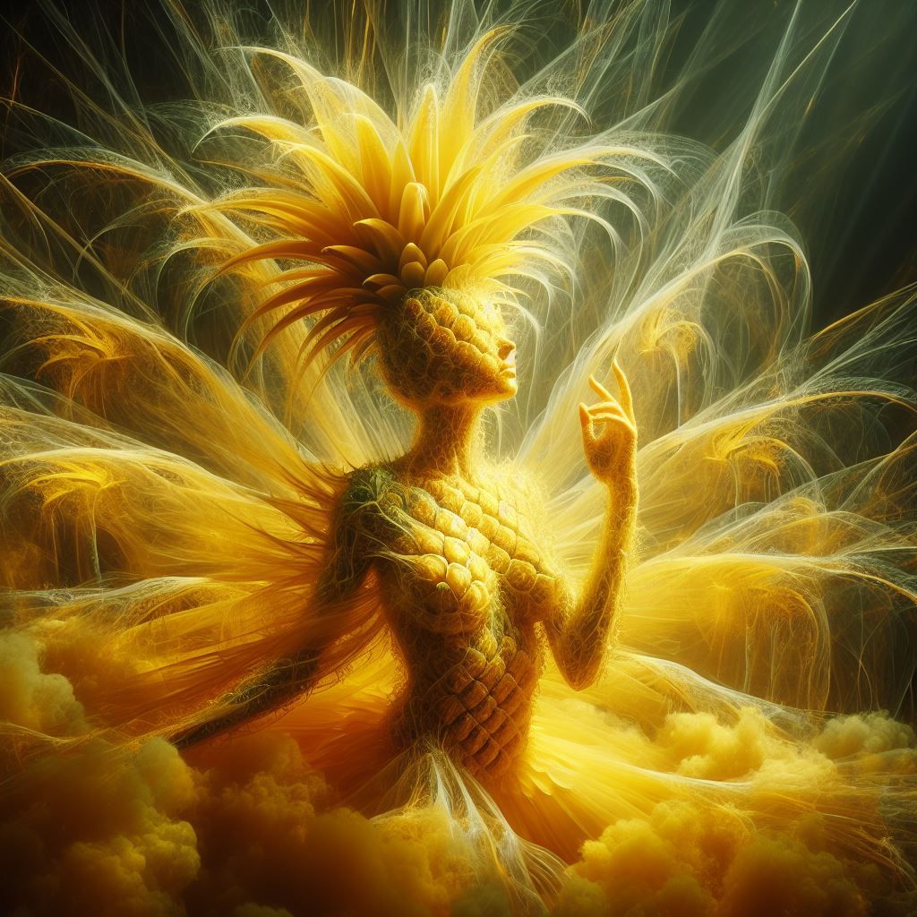 Humanoid Pineapple - AI Generated Artwork - NightCafe Creator