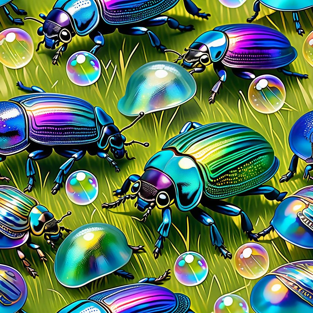 Beetle shells - AI Generated Artwork - NightCafe Creator