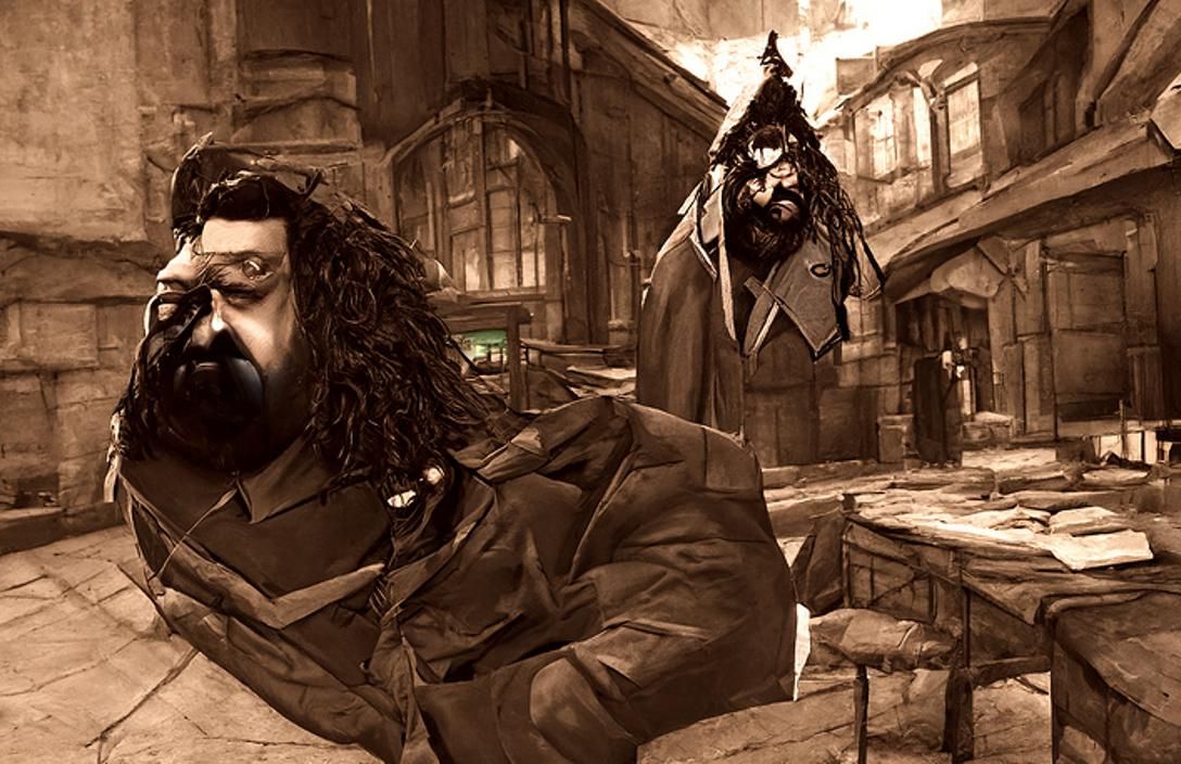 Dishonored; Hagrid; Shade; - AI Generated Artwork - NightCafe Creator