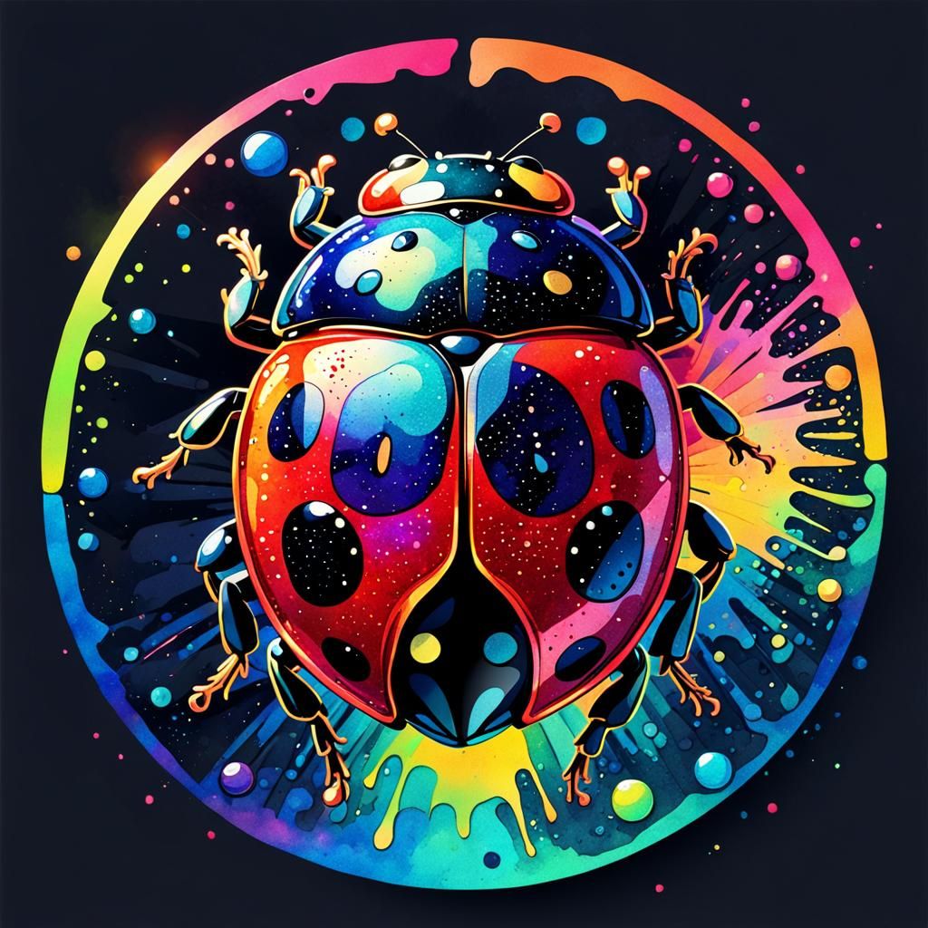 Lady Bug - AI Generated Artwork - NightCafe Creator