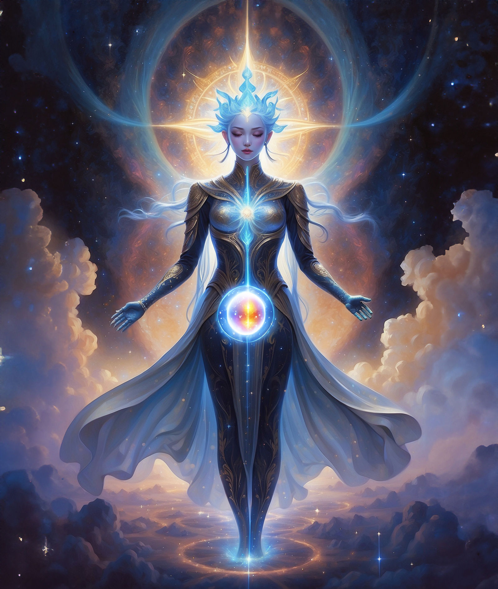 Cosmic Being Image 1 - AI Generated Artwork - NightCafe Creator