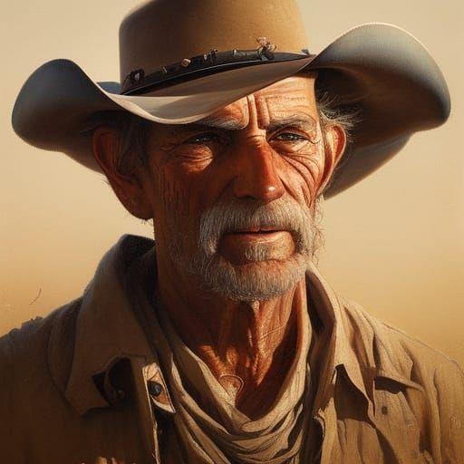Old Cowboy - AI Generated Artwork - NightCafe Creator