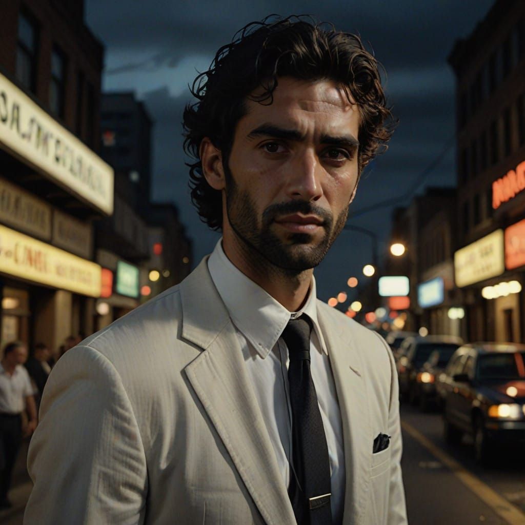 Timeless Portrait of a Sophisticated Arab-American... - AI Art